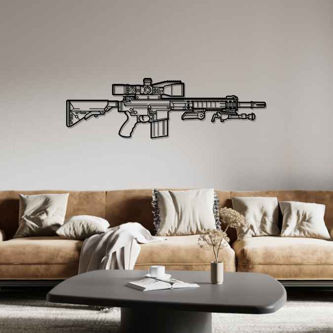 LM7 2018 Silhouette Metal Wall Art – Squad Brothers