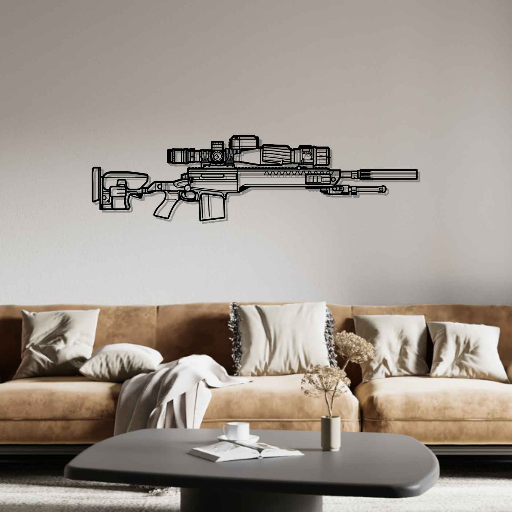 SABER-FORSST Silhouette Metal Wall Art – Squad Brothers