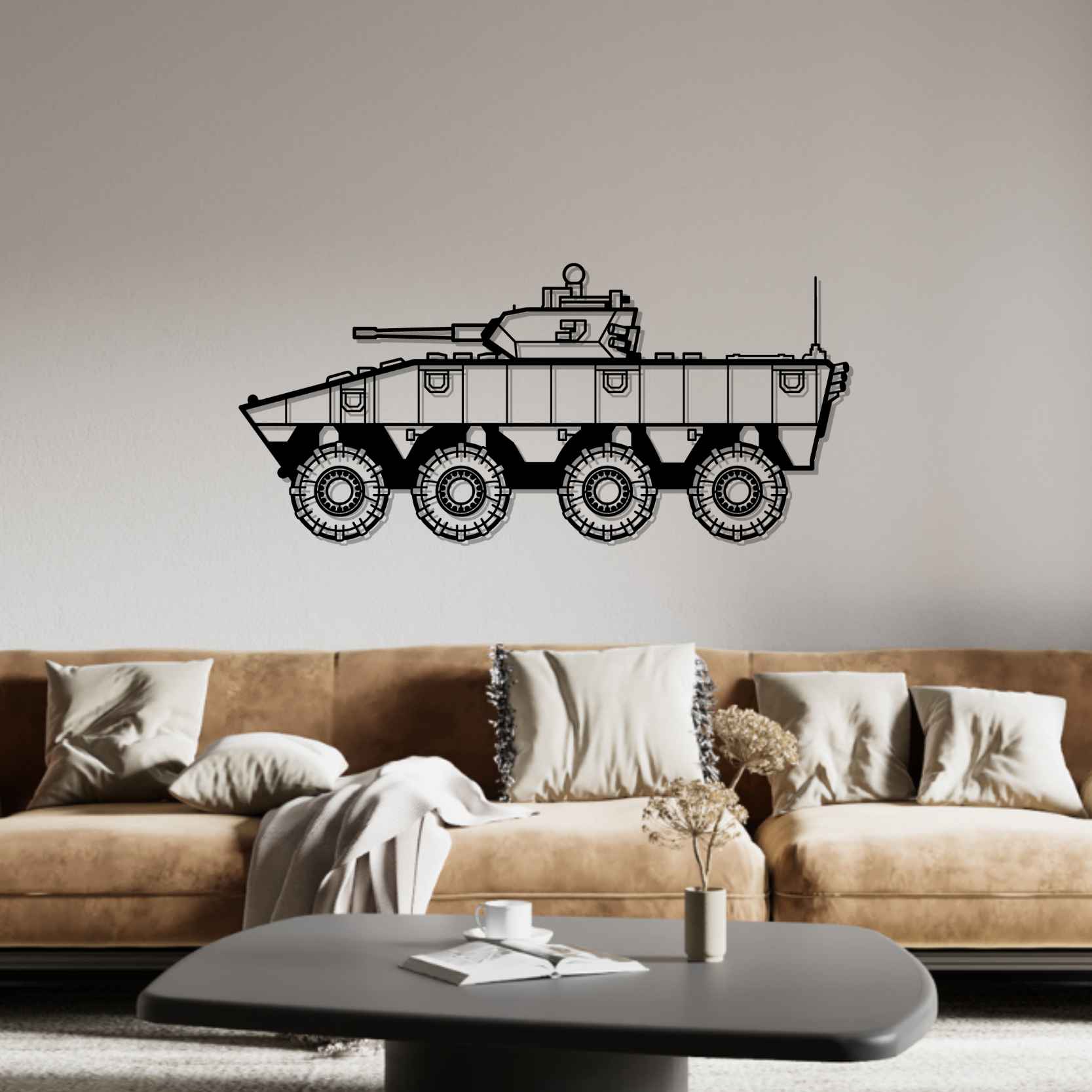 VBCI Silhouette Metal Wall Art – Squad Brothers